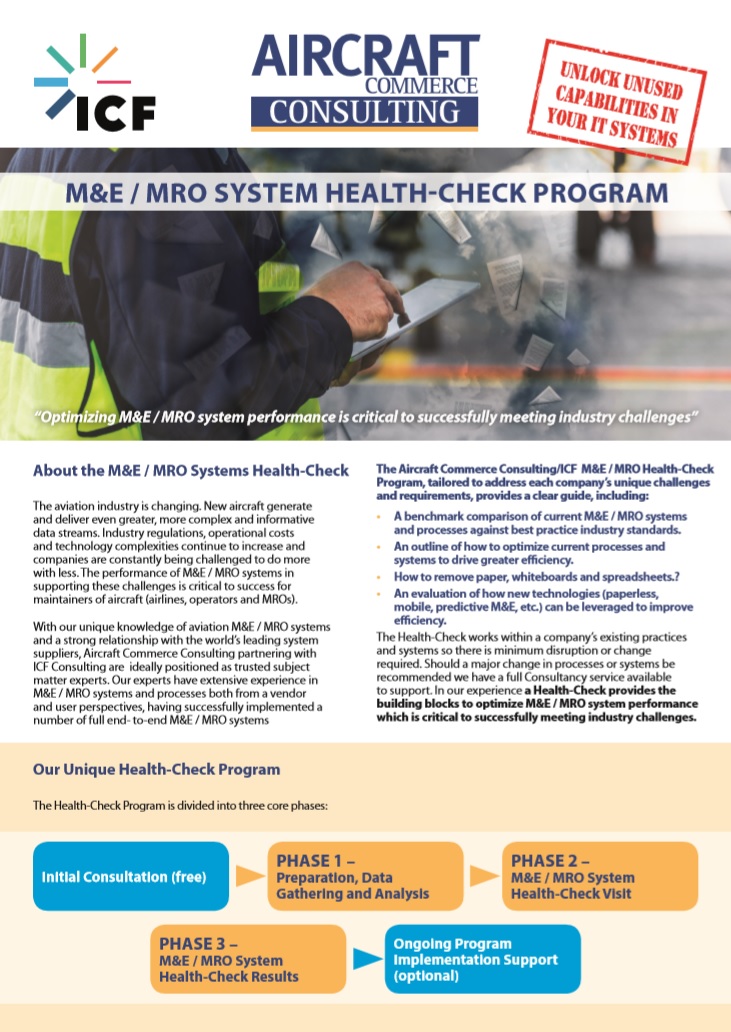 M&E / MRO Systems Advisory Unit