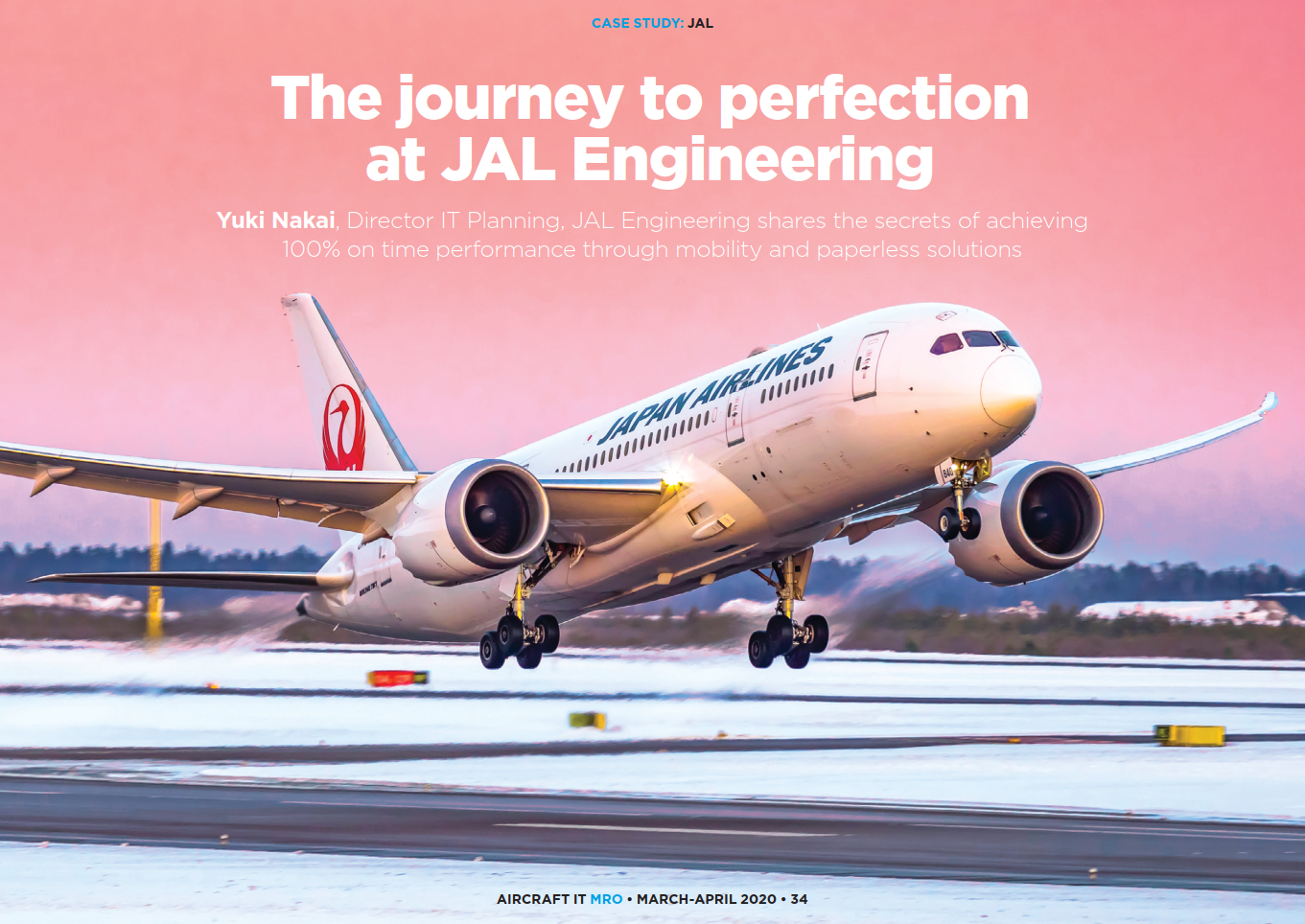 Case Study: 100% On Time Performance through Mobility and Paperless Solutions at JAL Engineering