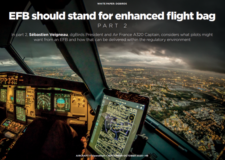 EFB should stand for enhanced flight bag – PART 2