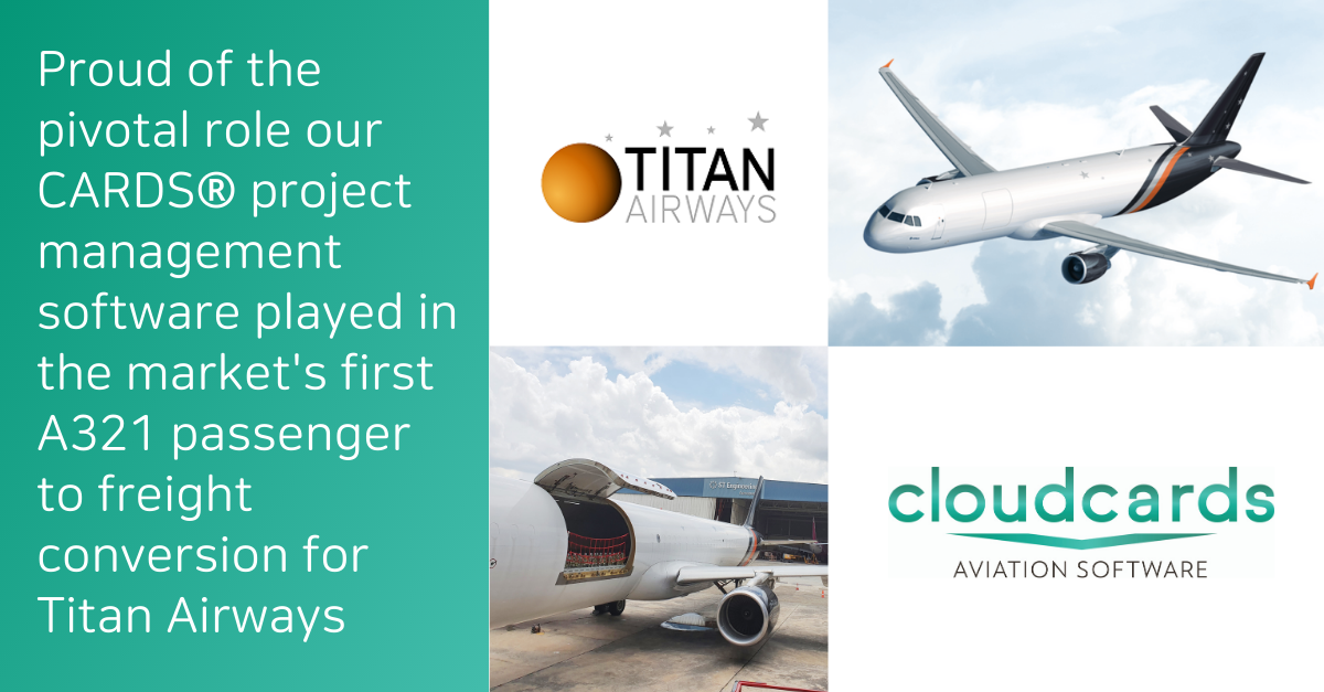 CARDS as a project management tool for passenger to freighter conversion