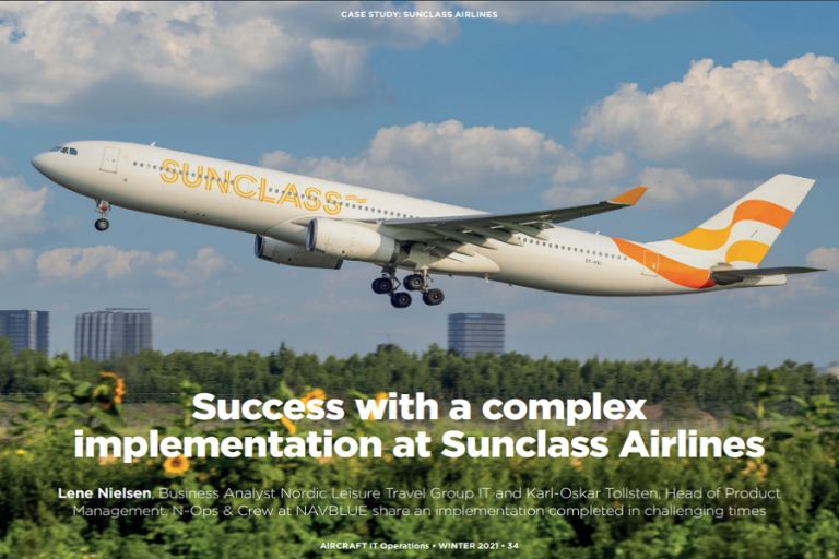 Success with a complex implementation at Sunclass Airlines