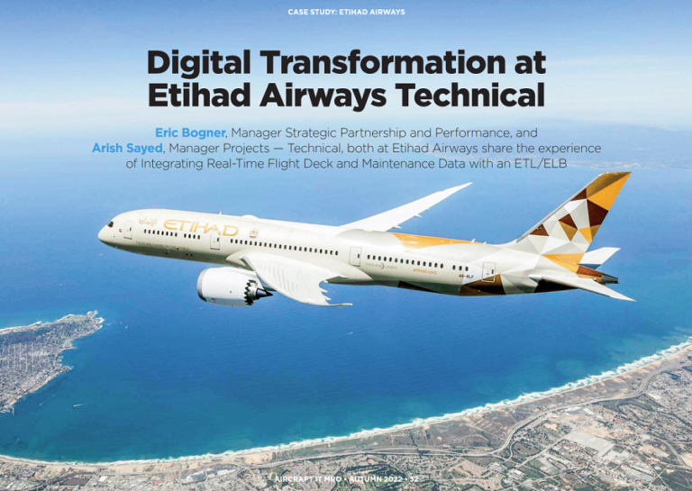 Case Study: Digital Transformation at Etihad Airways Technical