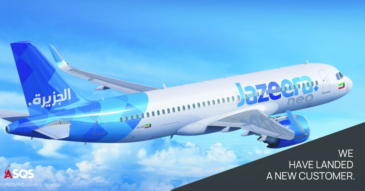 Jazeera Airways is launch customer for IQSMS in Kuwait
