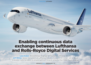 Case Study: Enabling continuous data exchange between Lufthansa and Rolls-Royce Digital Services