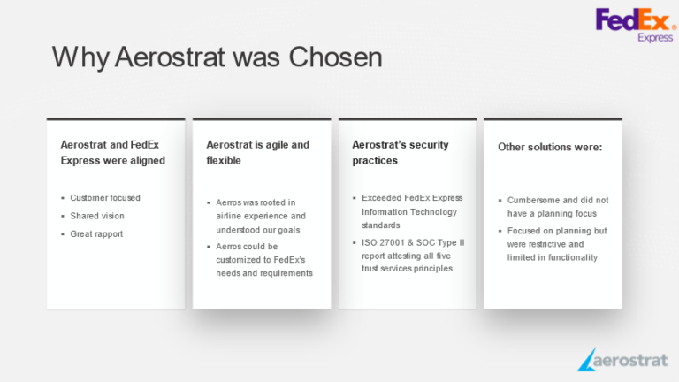 CASE STUDY: Maintenance planning at FedEx Express: Today and the future