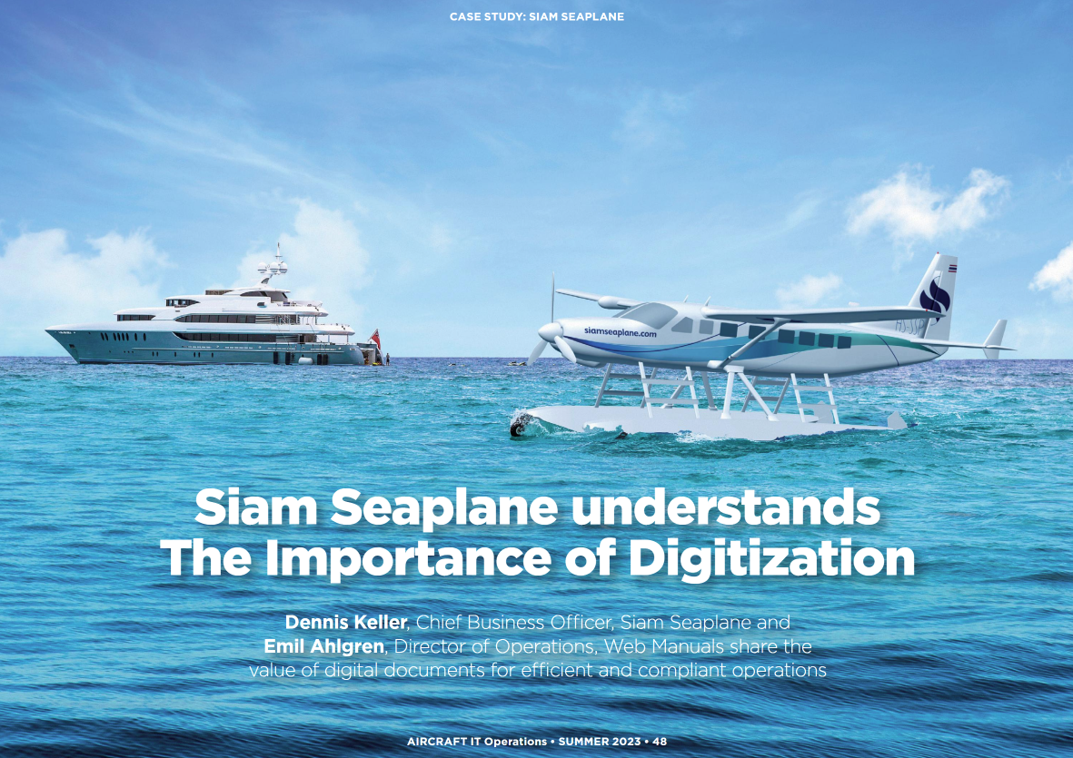 CASE STUDY: Siam Seaplane understands The Importance of Digitization