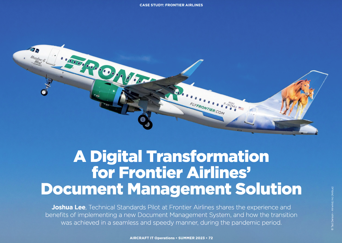CASE STUDY: The Digital Transformation of Frontier Airlines’ end-to-end ...