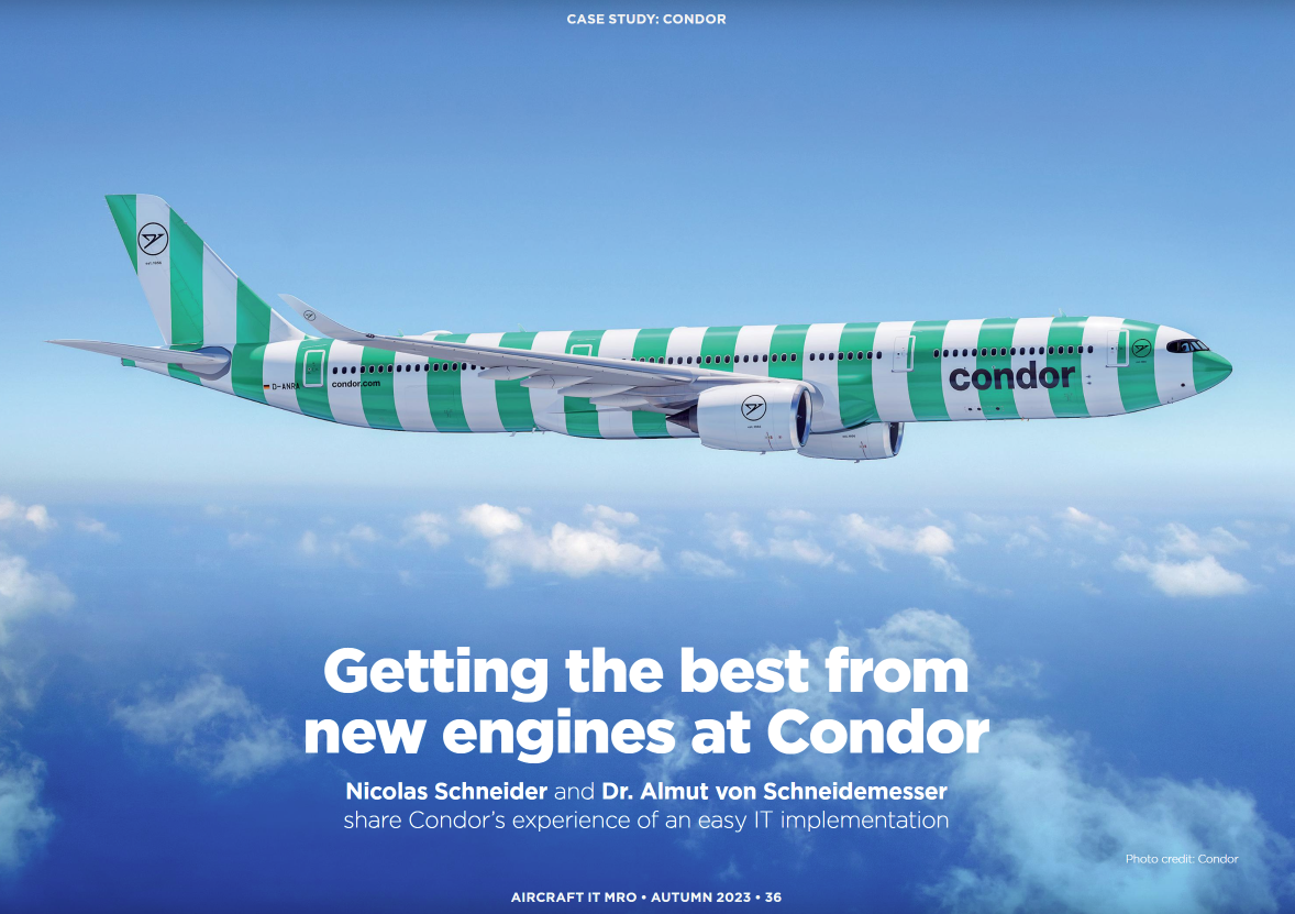 CASE STUDY: Getting the best from new engines at Condor