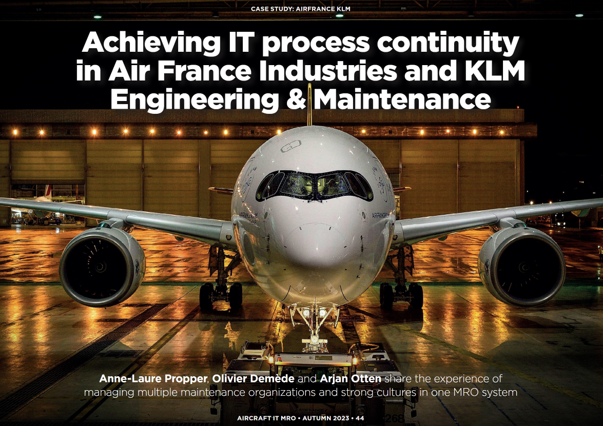 CASE STUDY: Achieving IT process continuity in Air France Industries ...